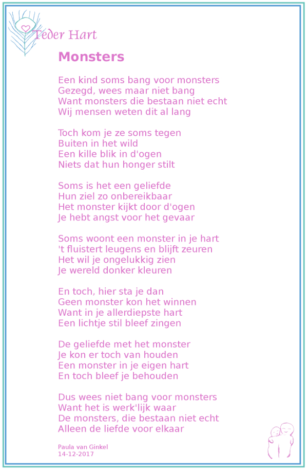 Monsters – Teder Hart – coaching